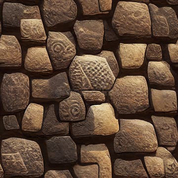 Aztec Stone Wall Stock Illustrations – 355 Aztec Stone Wall Stock ...