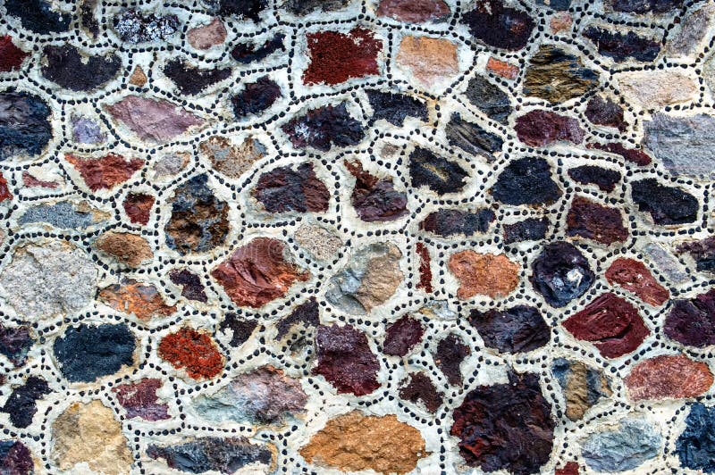 Aztec stones. Ancient stones Teotihuacan background, texture