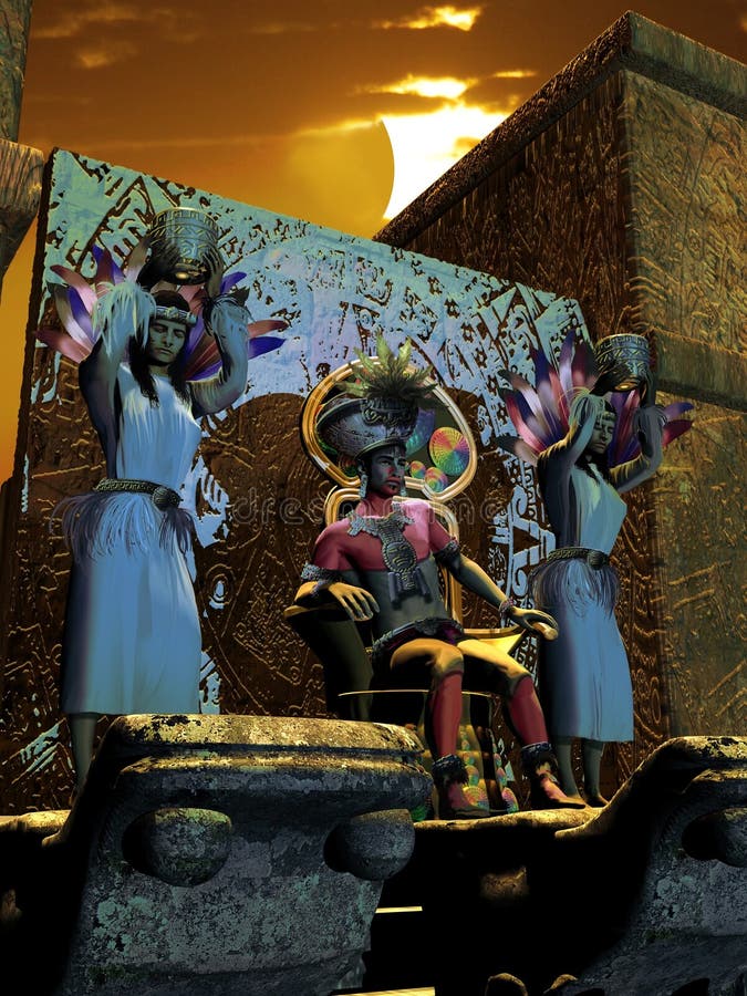 Aztec Priest Face Paint