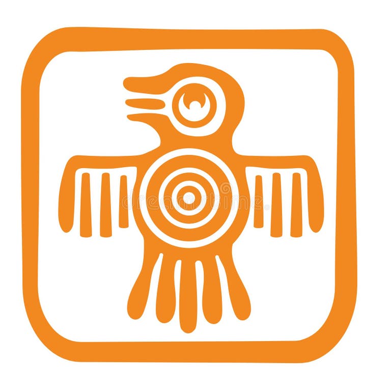 Aztec Symbol Design. Vector Illustration Decorative Design Stock Vector ...