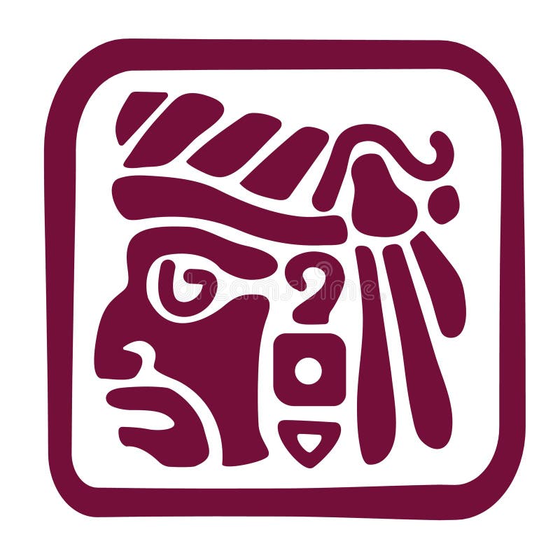 Aztec Symbol Design. Vector Illustration Decorative Design Stock Vector ...