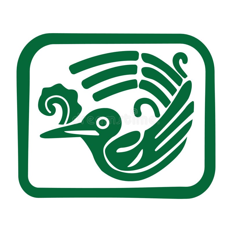 Aztec Symbol Design. Vector Illustration Decorative Design Stock Vector ...