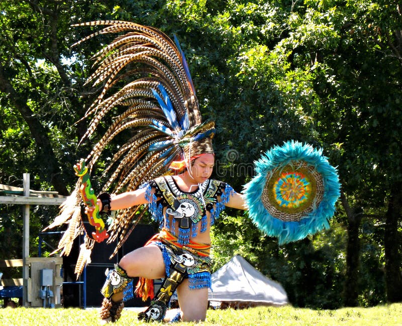 Aztec young man editorial stock image. Image of long - 23406519