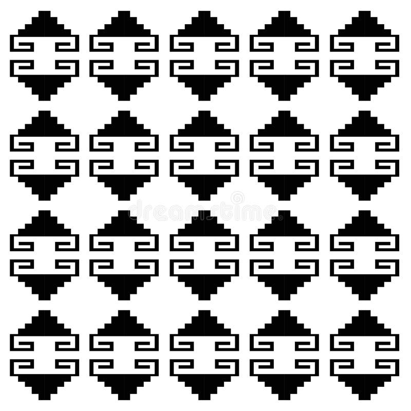 AZTECS DESIGN PATTERN TEXTURE BACKGROUND Stock Illustration ...