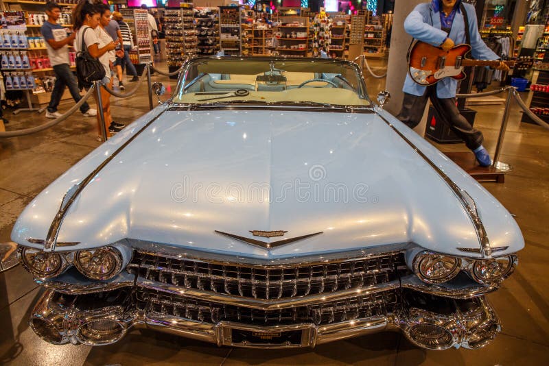 Azul Cadilac Del ` S De Elvis Presley Foto de archivo editorial ...