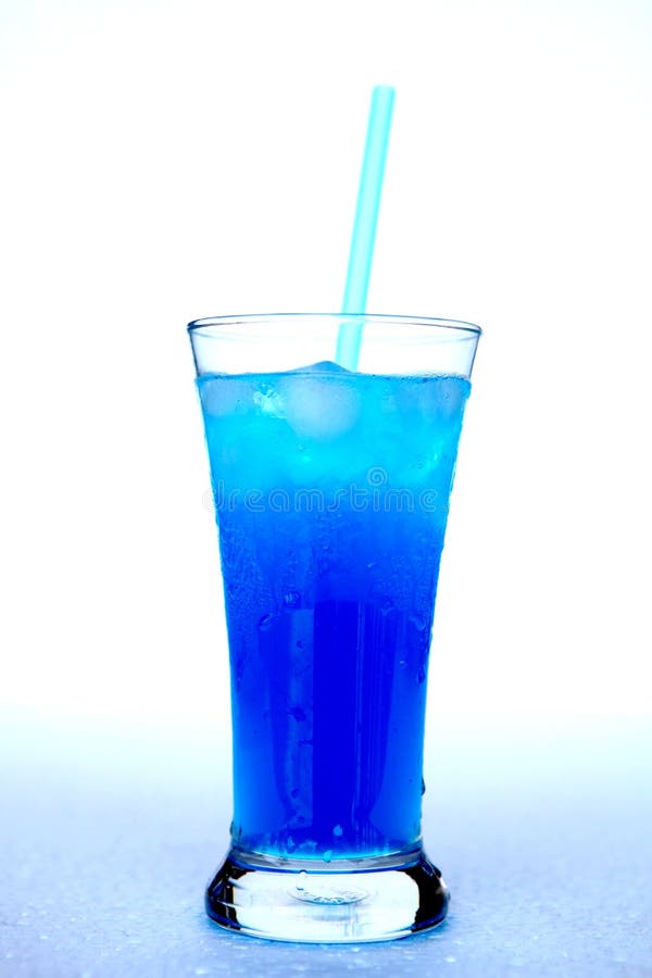Azul da bebida foto de stock. Imagem de bebidas, congelado - 30292328