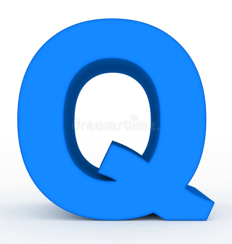 Azul Da Letra S 3d Isolado No Branco Ilustração Stock - Ilustração de ...