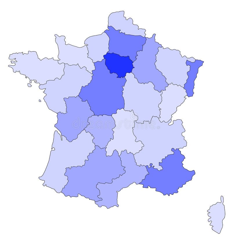 Azul francés stock de ilustración. Ilustración de francia - 2932177