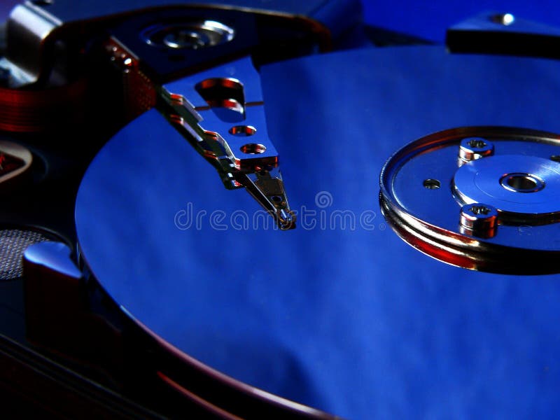 Azul del disco duro foto de archivo. Imagen de colorido - 1224376