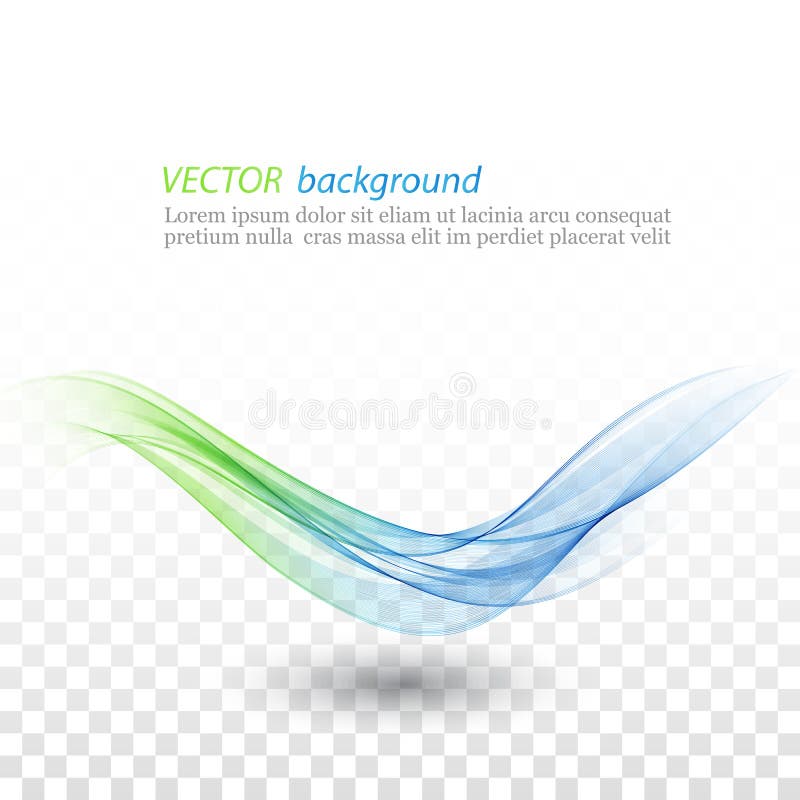 Azul Do Vetor E Fundo Abstratos Das Linhas Verdes Ilustração do Vetor ...