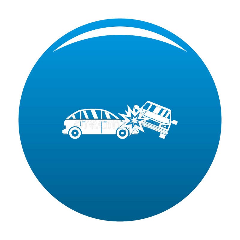 Azul Estrellado Del Vector Del Icono Del Coche Ilustración del Vector ...