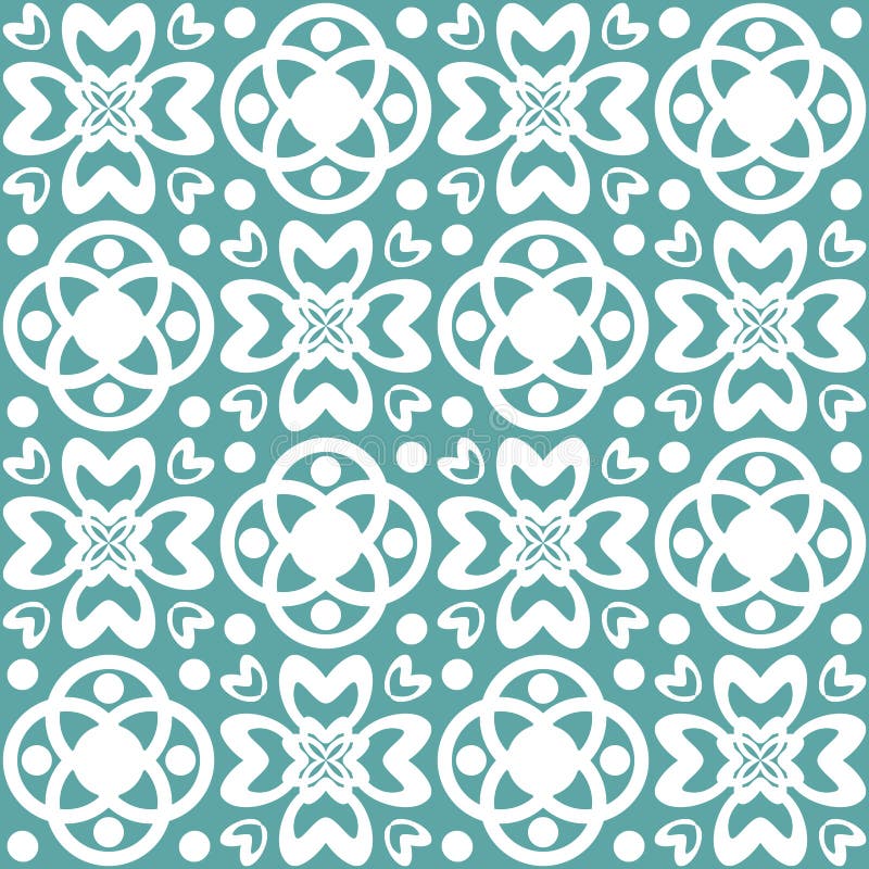 Azulejo Blue Pastel Seamless Pattern, Traditional Spanish Pattern for ...