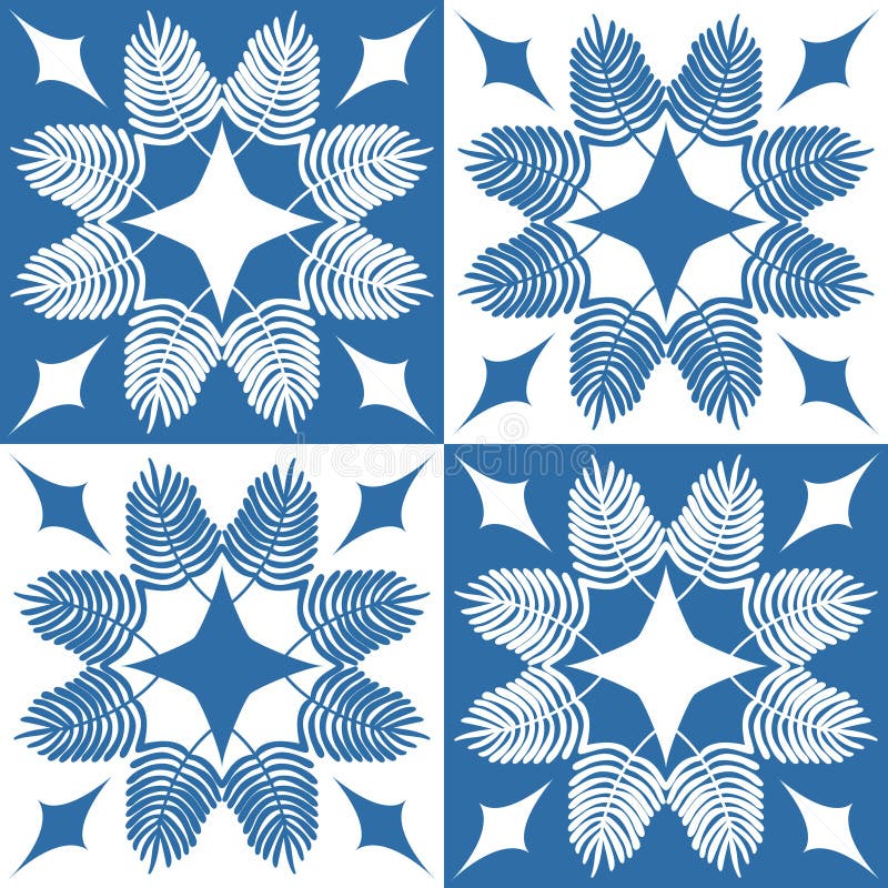 Azulejo Blue Seamless Pattern, Traditional Spanish Pattern for Interior ...