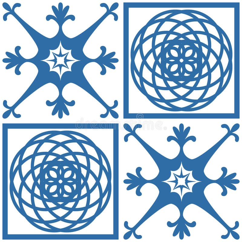 Azulejo Square Ceramic Spanish Tile for Kitchen Backsplash Design Stock ...