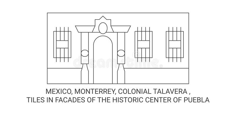 Azulejos De Talavera Colonial De México Monterrey En Fachadas Del