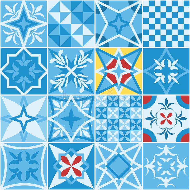 Vector European Style Floor Tiles Stock Illustrations – 12 Vector ...