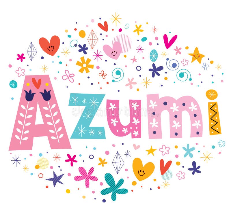 Azumi Feminine Japanese Given Name Stock Illustrations – 1 Azumi ...