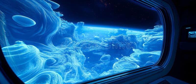 Azure Abstractions Ethereal Structures and Cosmic Background in a ...