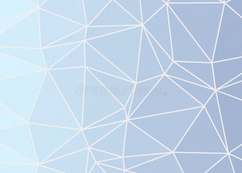 Azure Blue Color Abstract Color Low-Polygones Generative Art Background ...