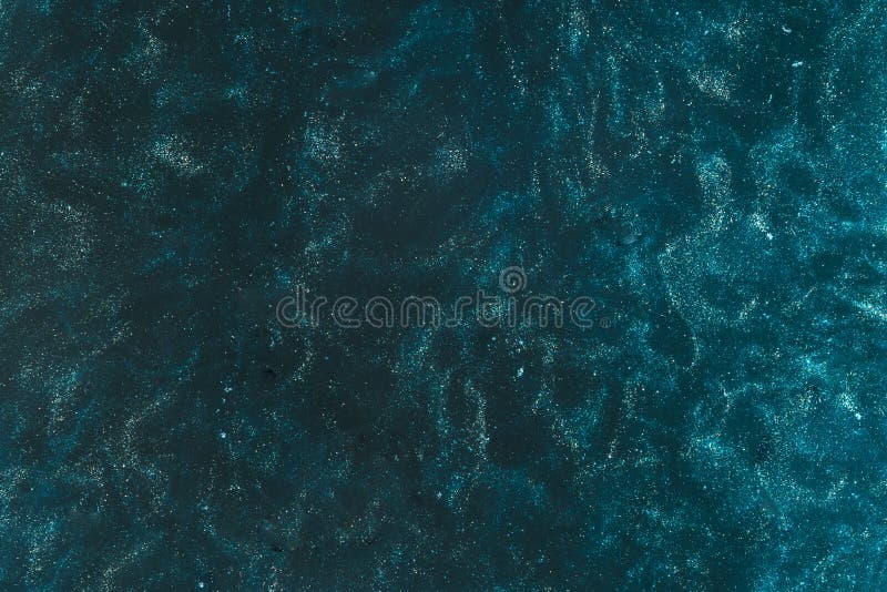 Azure Blue Paint Diffusing with Water. High Quality and Resolution ...