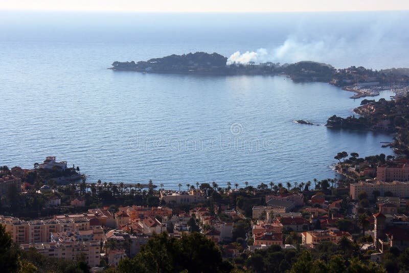 Azure coast of France stock image. Image of travel, coastline - 23594385