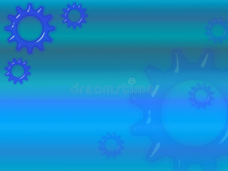 Azure Cogs Template stock illustration. Illustration of cool - 6726113