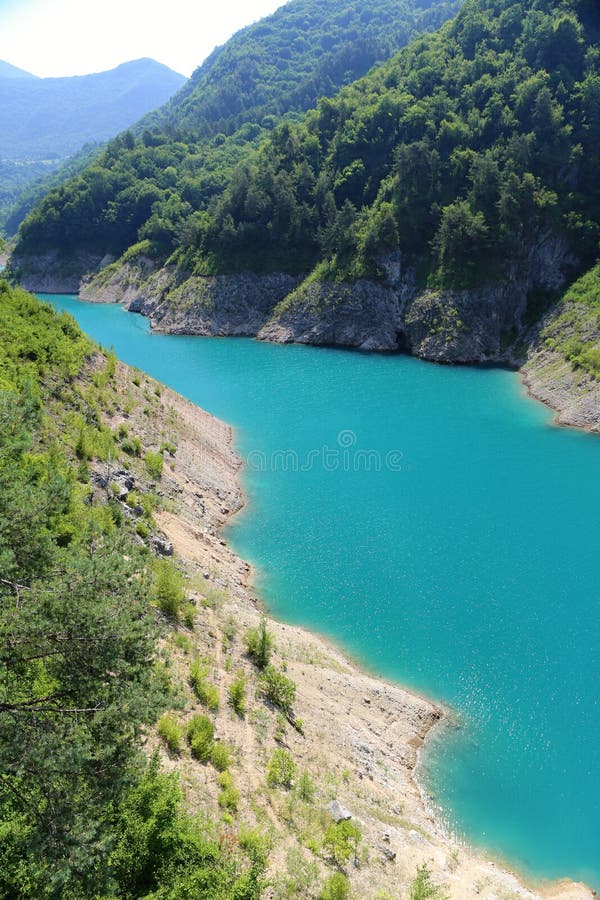 Azure lake stock image. Image of italy, light, sunny - 59024271