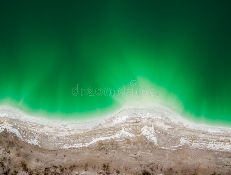 Azure Lake Top View, Abstract Fantasy Green and Brown Pattern Stock ...