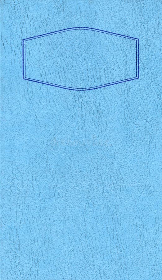Blue leather cover stock photo. Image of leather, blue - 36622478