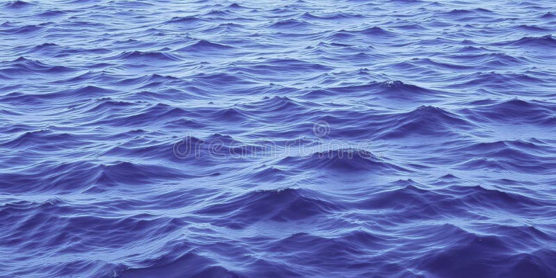 Azure Ocean Waves Seamless Pattern Repeating Texture of Calm Sea ...