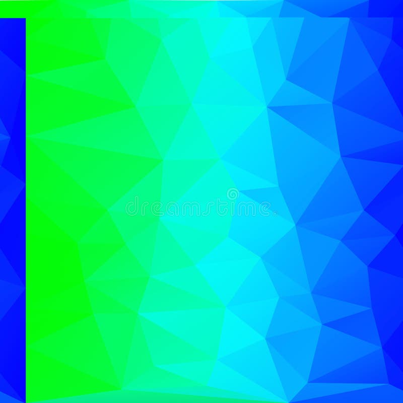 Azure Polygon Vector Background Stock Vector - Illustration of cold ...