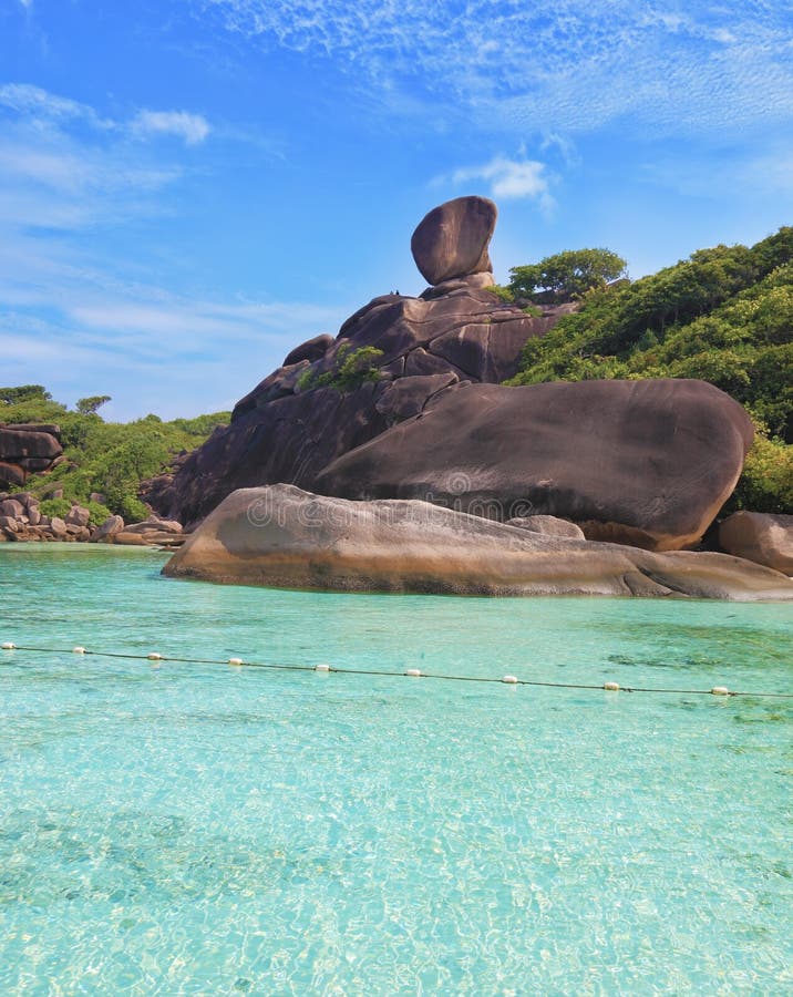 Azure and Smooth Water Lagoon Stock Photo - Image of tourist, outdoors ...