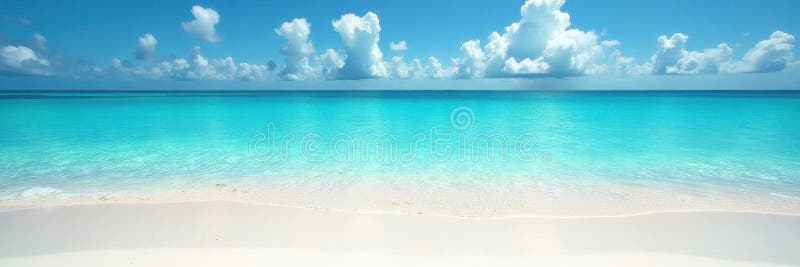 Azure Water Laps White Sand, Sunlit Turquoise Depths , Image, Abstract ...