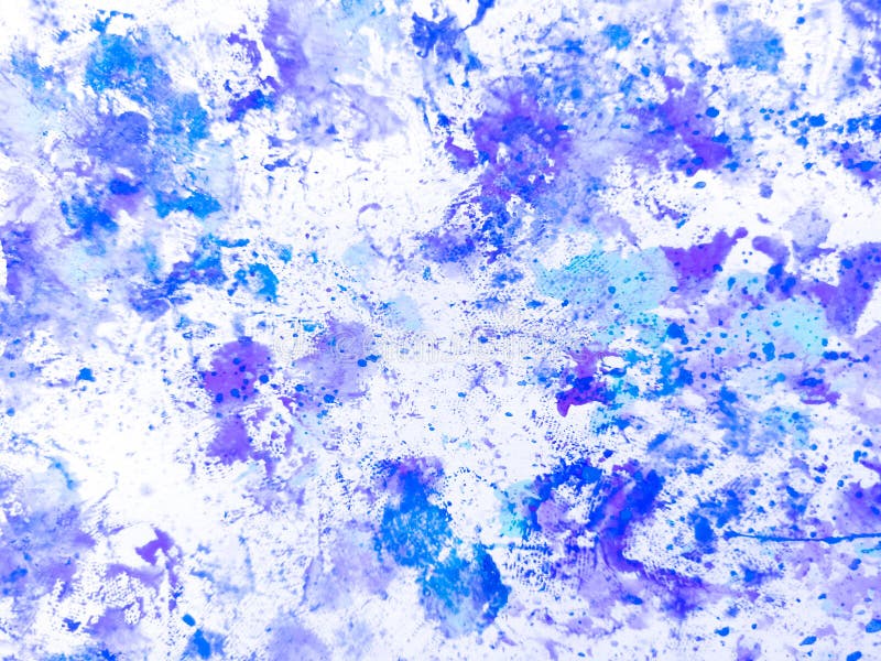 Azure Watercolor Water. Blue Abstract Shape. Texture Template. Set Flow ...
