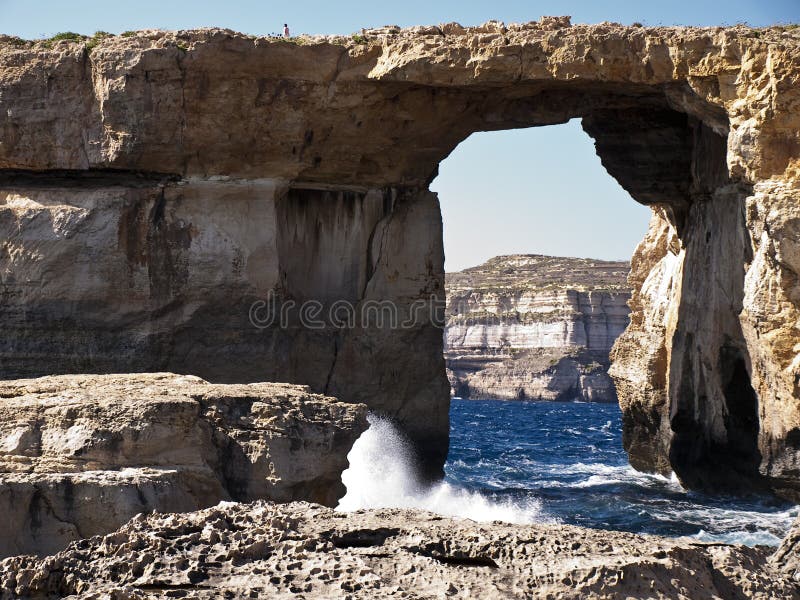 The Azure Window stock photo. Image of rock, unique, sandstone - 10480426