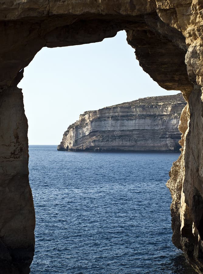 The Azure Window stock image. Image of window, malta - 10487109