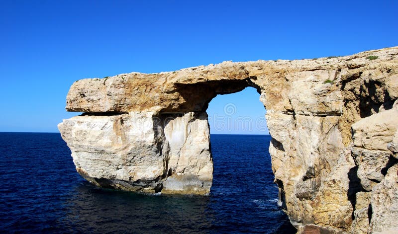 Azure window stock image. Image of coastline, island - 13311329