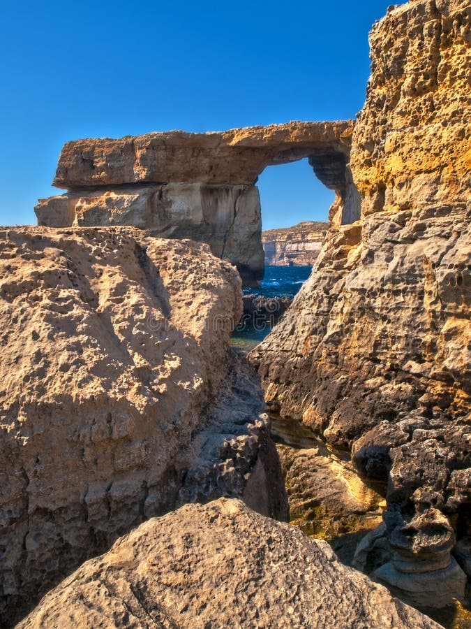 The Azure Window stock photo. Image of coast, vacation - 10486988