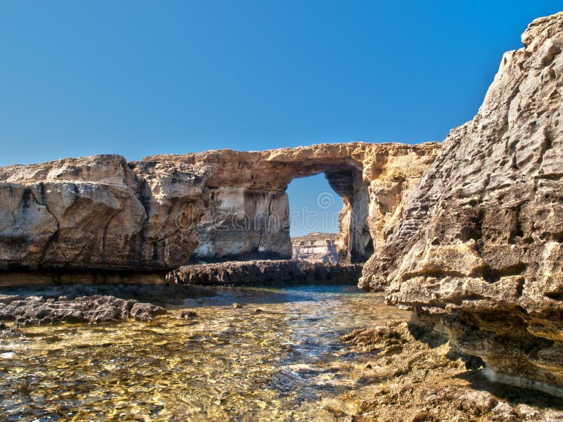 The Azure Window stock image. Image of idyllic, seaside - 16210233