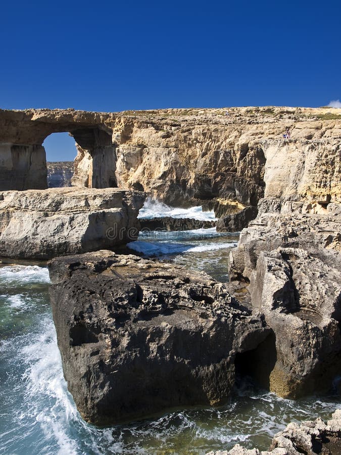 The Azure Window stock photo. Image of gozo, ocean, malta - 28171752