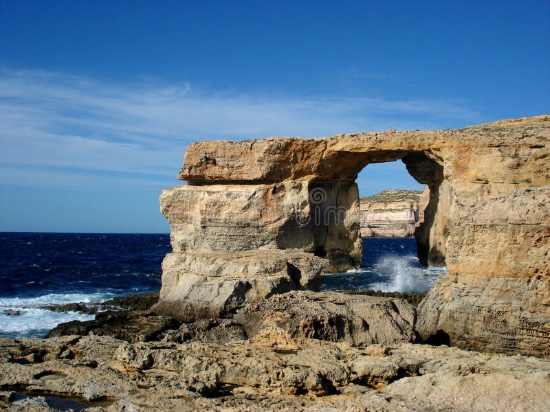 Azure Window, Dwejra Gozo stock photo. Image of national - 30994570