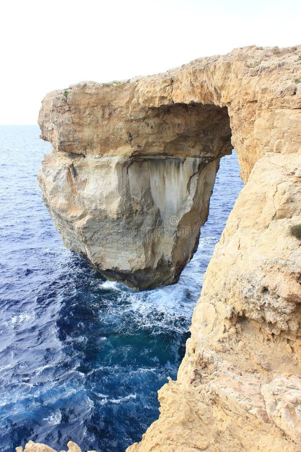 The Azure Window Gozo stock image. Image of malta, blue - 27242283
