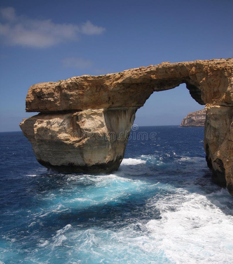 Azure Window, Gozo Island stock photo. Image of view - 69577046