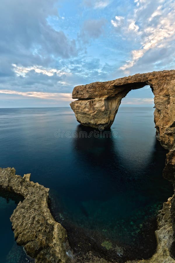 Azure Window, Gozo, Malta stock image. Image of background - 35545791