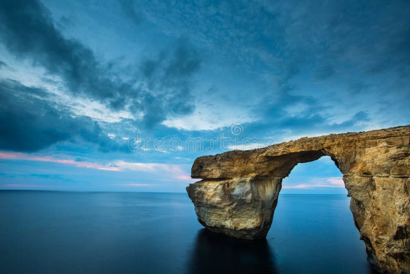 Azure Window, Gozo, Malta stock image. Image of background - 35545791
