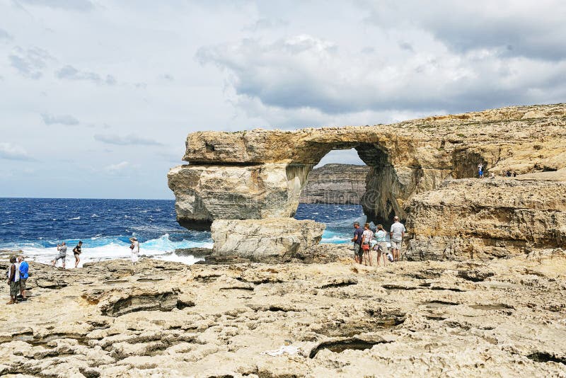 Azure window in Gozo editorial image. Image of natural - 81828780