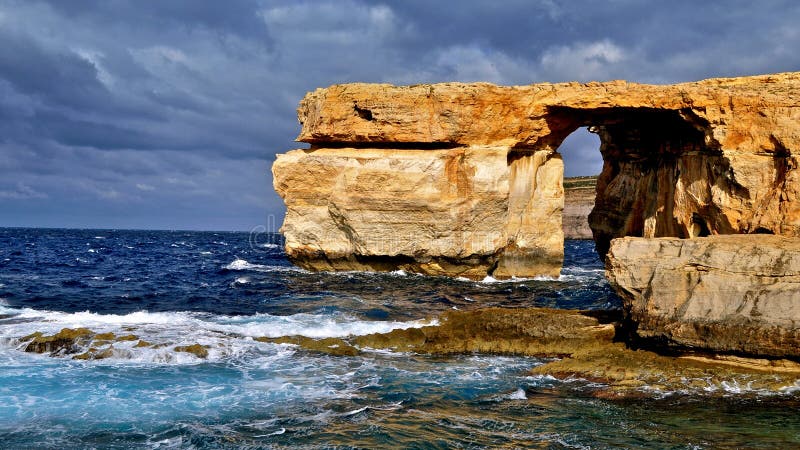 Azure Window stock photo. Image of arch, beauty, landmark - 46113328