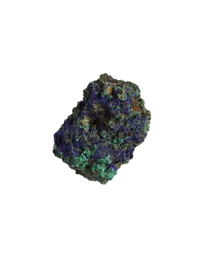 Azurite Stone from a Mine on Background Stock Image - Image of gemstone ...