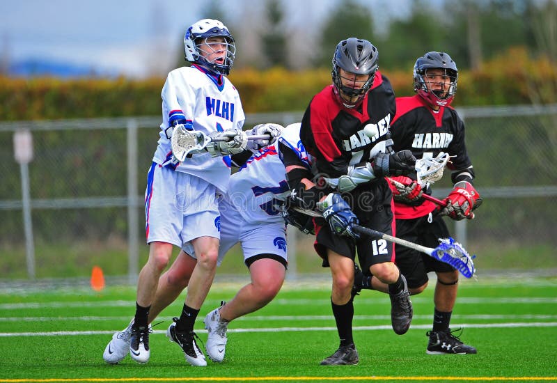 Bâton De Lacrosse De Garçons Long Photo stock éditorial - Image du ...