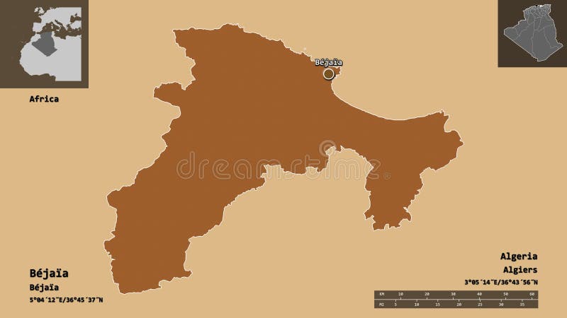 Bejaia Map Stock Illustrations – 89 Bejaia Map Stock Illustrations ...